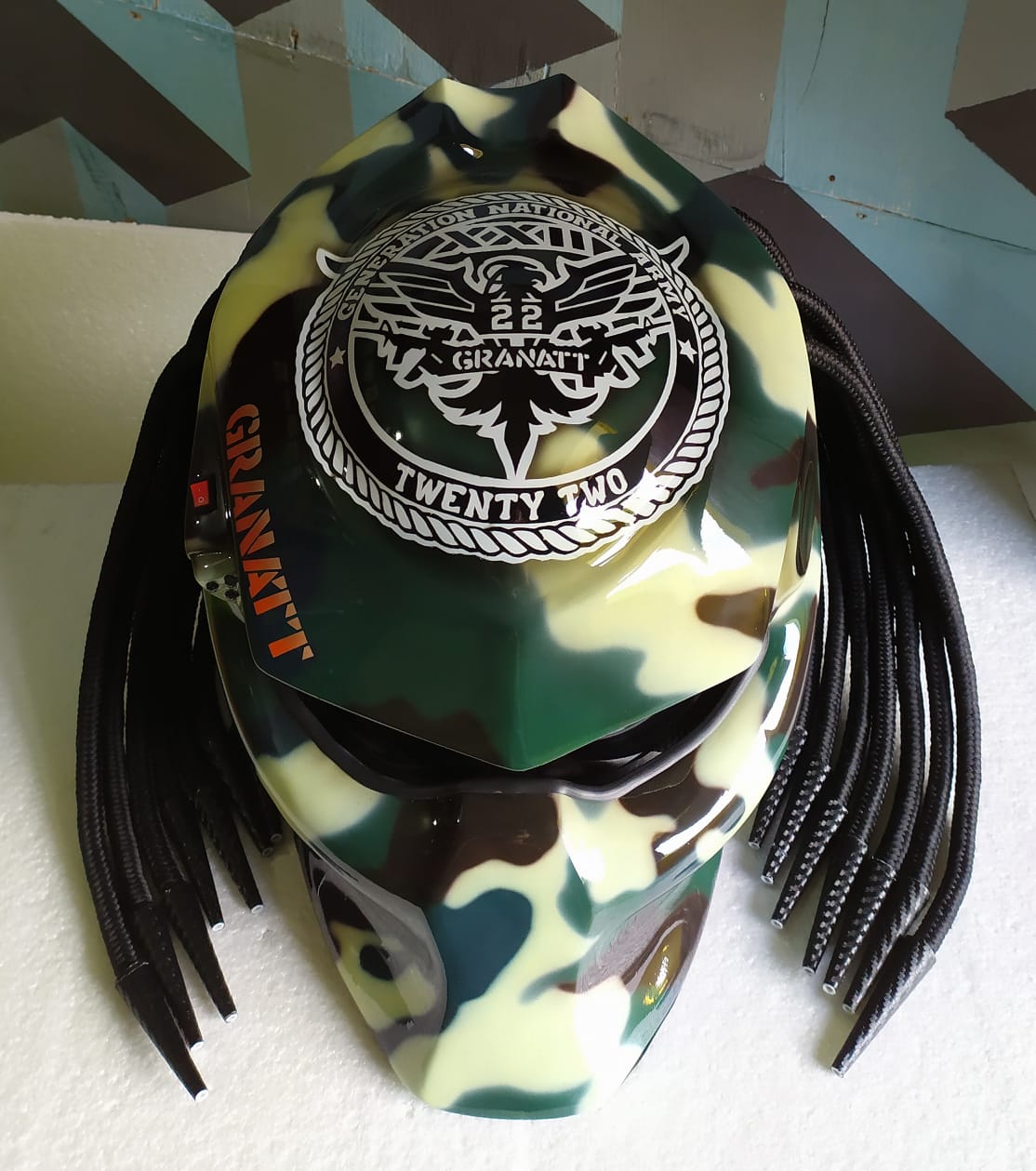 Custom made Predator style helmets from Indonesia - Adrenaline Culture ...