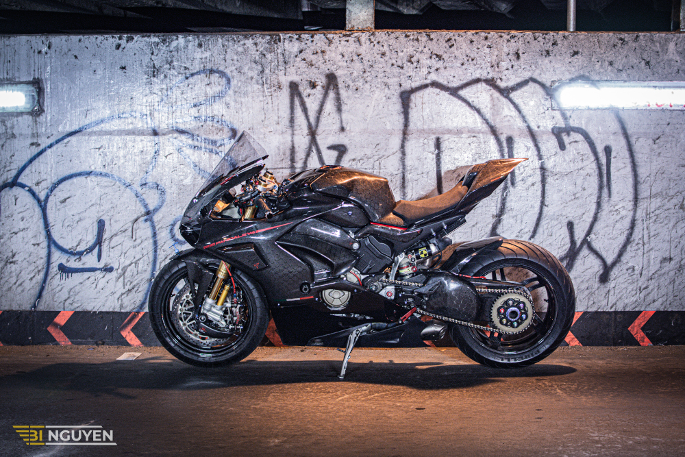 Carbon Fiber studded custom Ducati V4 from Vietnam - Adrenaline Culture ...